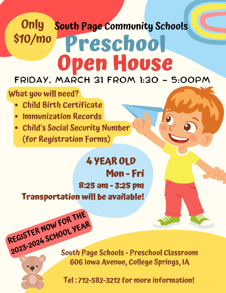 Daycare Open House Flyers